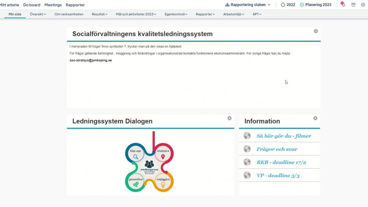 Riskbedömning med handlingsplan i Stratsys